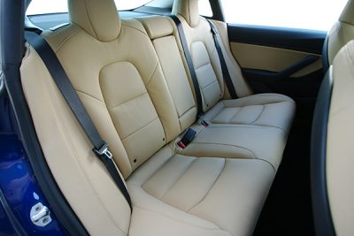 Tesla Model 3, Alba Buffalino Leder Beige - Alba Automotive